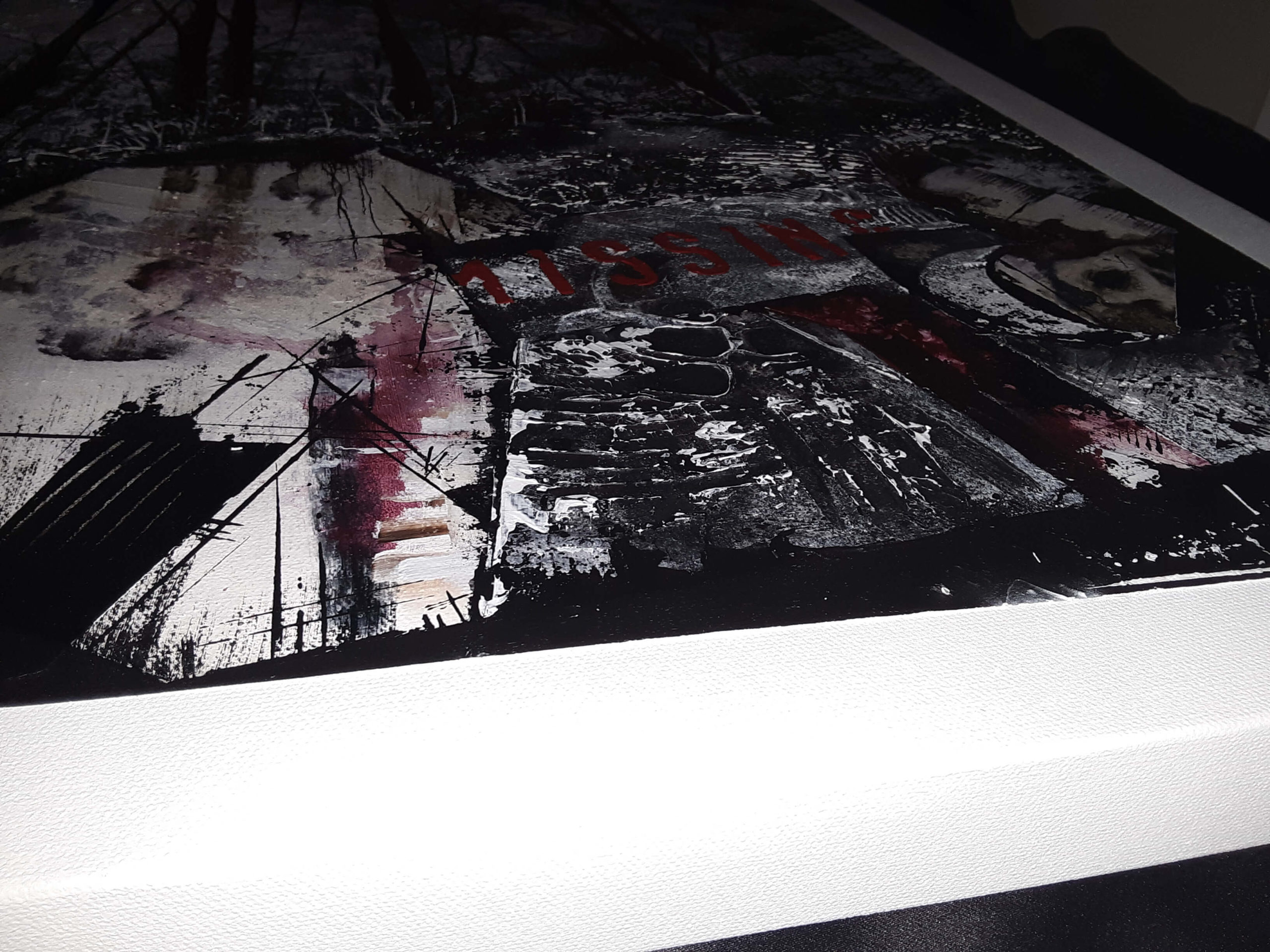 36" x 36" RED ROOTS - Tommy Twilight Art